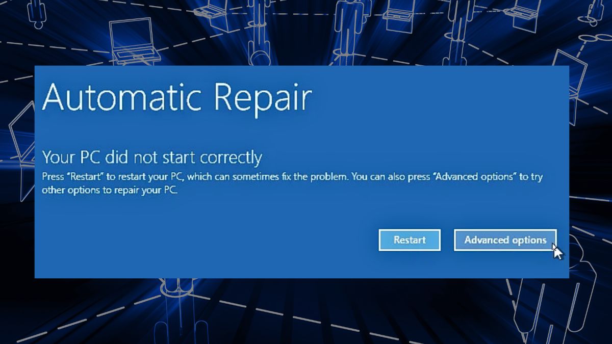 10 cách sửa lỗi Automatic Repair Windows 10,11 hiệu quả